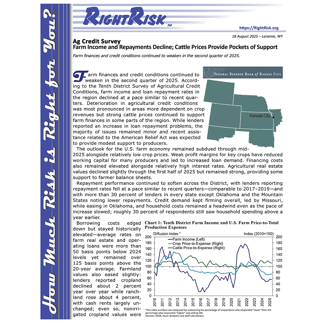 18 | August | 2025 | RightRisk.org/News